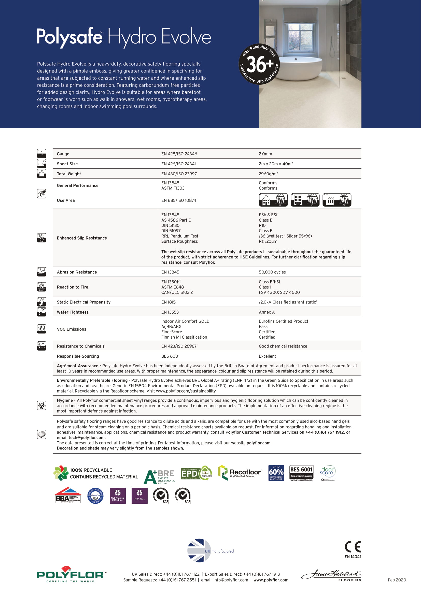 Hydro Evolve - Tigris | Safety Flooring UK